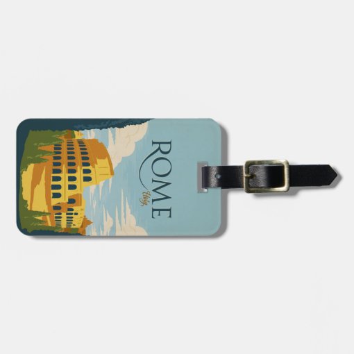 Rome, Italy Colosseum Luggage Tag | Zazzle