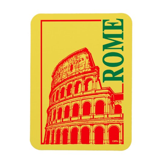 Rome, Italy Colosseum Magnet | Zazzle.com