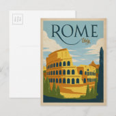 Rome, Italy Colosseum Postcard | Zazzle