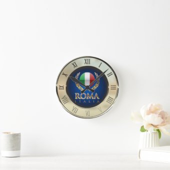 Rome Round Clock | Zazzle