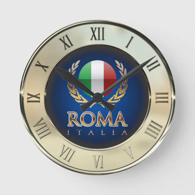 Rome Round Clock | Zazzle
