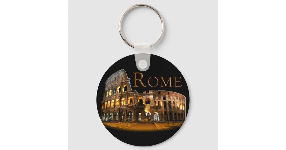 Rome: The Colosseum Keychain | Zazzle