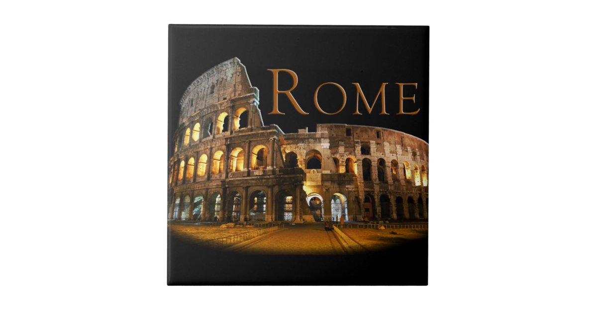Rome: The Colosseum Tile | Zazzle