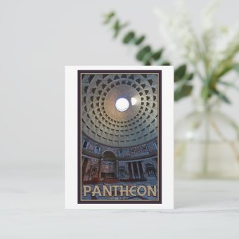 Rome - The Pantheon Postcard | Zazzle