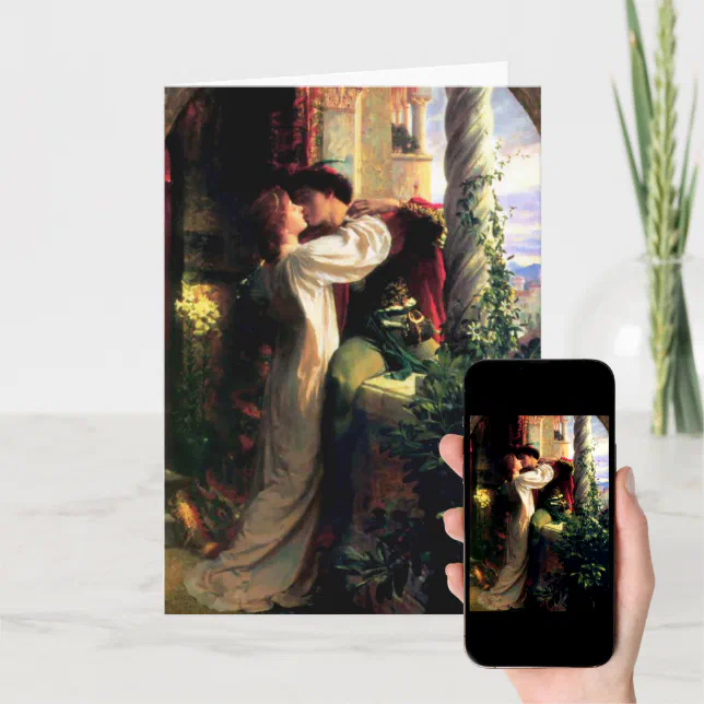Romeo and Juliet Greeting Card | Zazzle