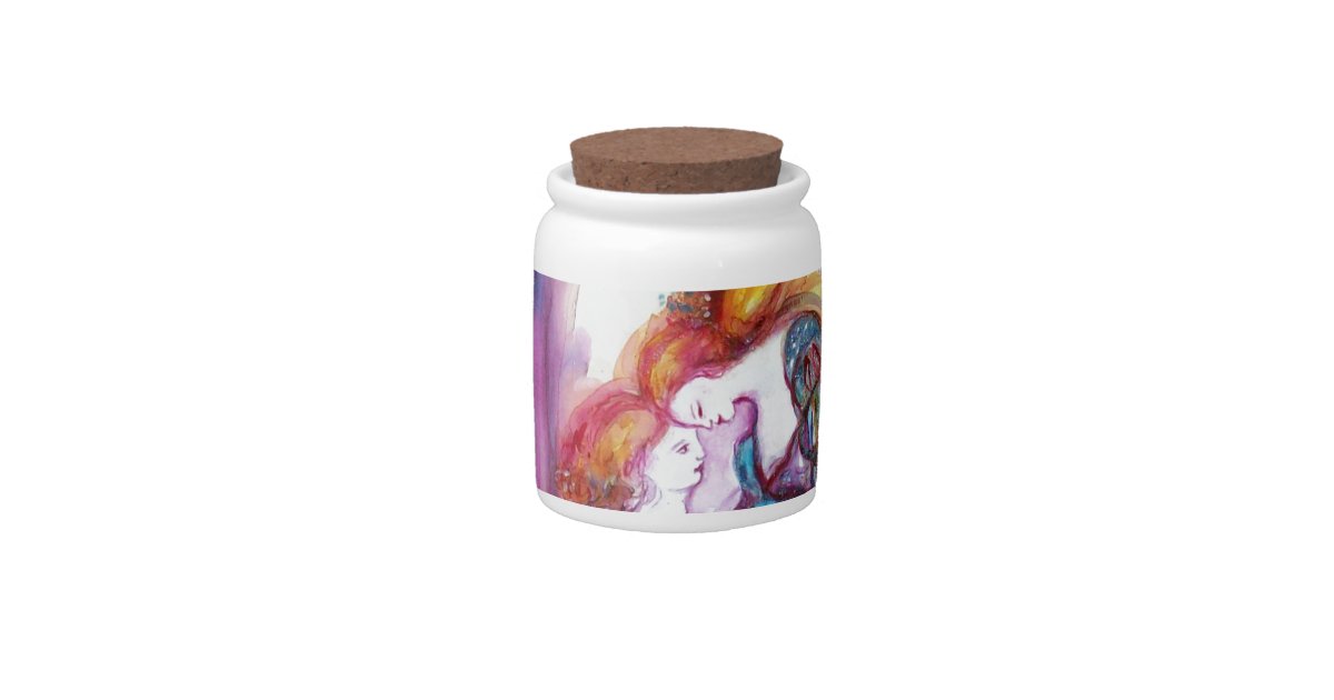 ROMEO AND JULIET Romantic Valentines's Day Candy Jar | Zazzle