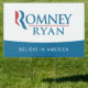 Romney Ryan Believe in America Yard Sign | Zazzle