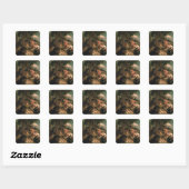 Romulus and Remus Square Sticker | Zazzle