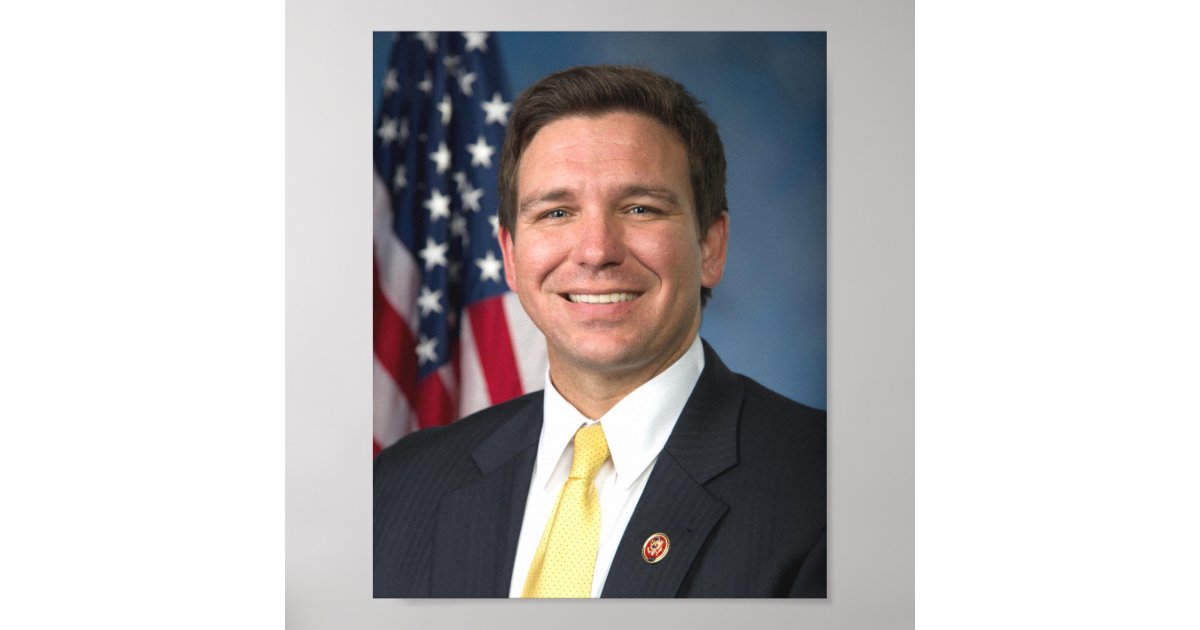 Ron Desantis Official Portrait Poster | Zazzle