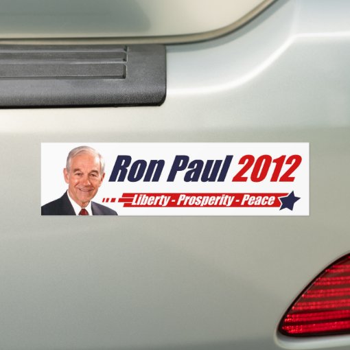 Ron Paul 2012 Bumper Sticker | Zazzle
