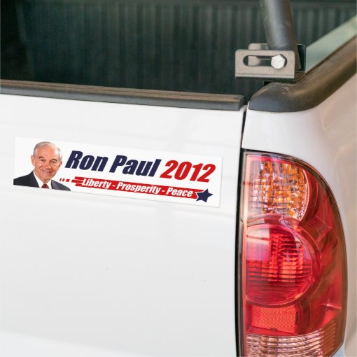 Ron Paul 2012 Bumper Sticker | Zazzle