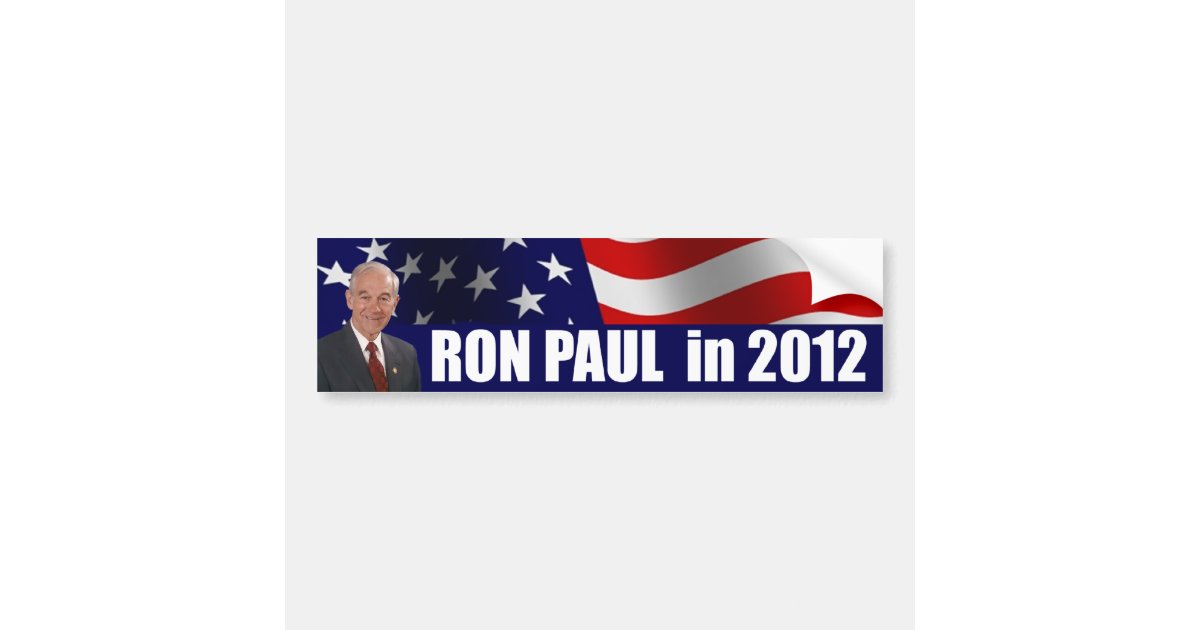 Ron Paul Bumper Sticker | Zazzle