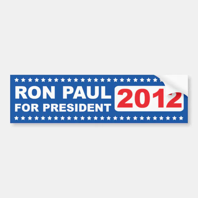 Ron Paul for President 2012 Bumper Sticker | Zazzle