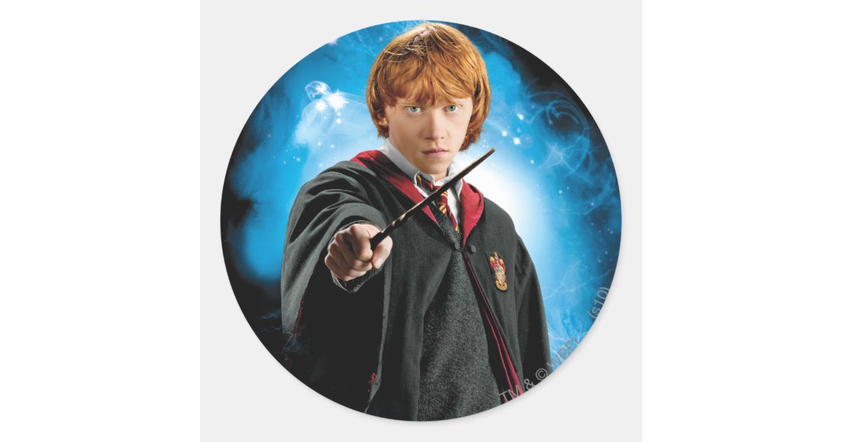 Ron Weasely Classic Round Sticker | Zazzle