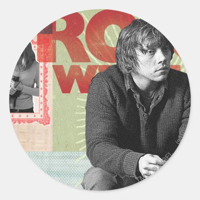 Ron Weasley 4 Classic Round Sticker | Zazzle