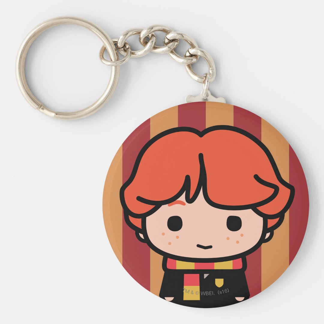 Ron Weasley Cartoon Character Art Keychain | Zazzle