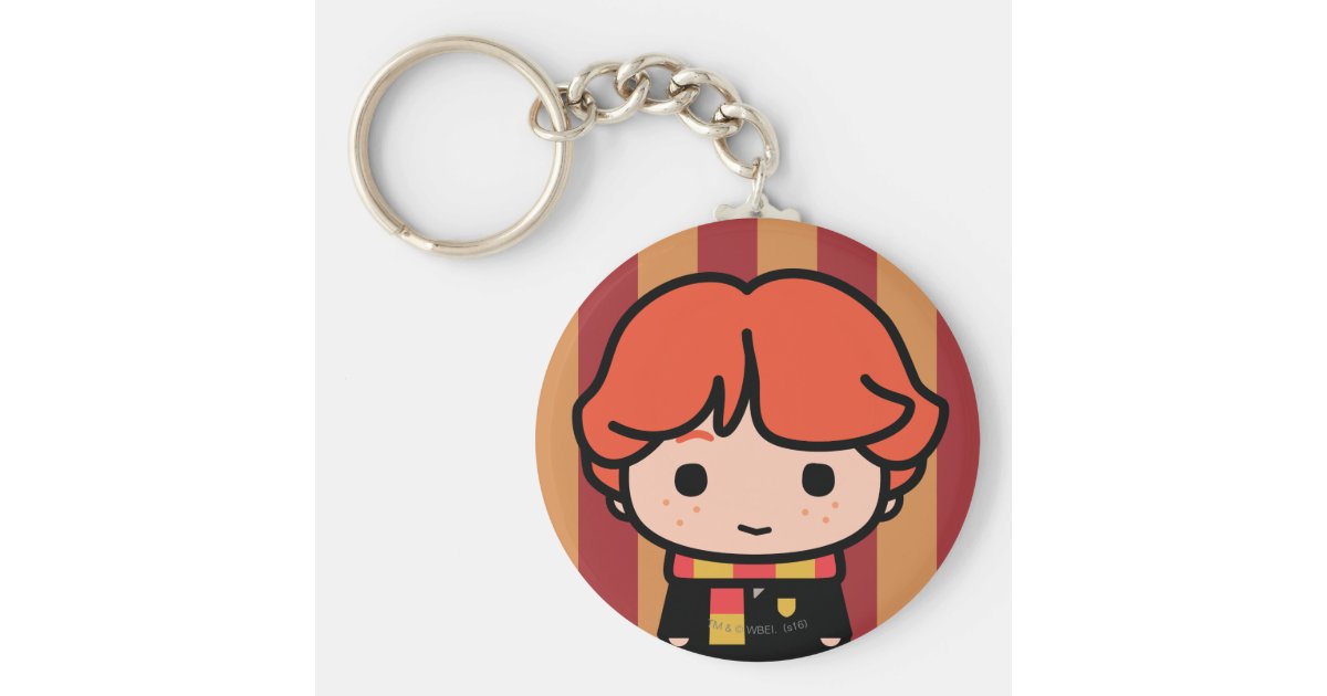Ron Weasley Cartoon Character Art Keychain | Zazzle.com