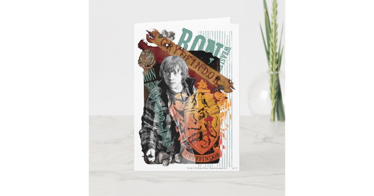Ron Weasley Collage 1 Card | Zazzle