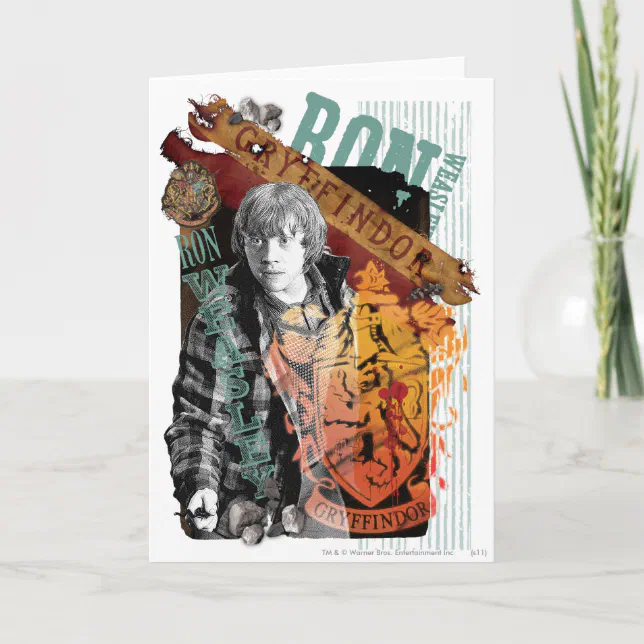 Ron Weasley Collage 1 Card | Zazzle