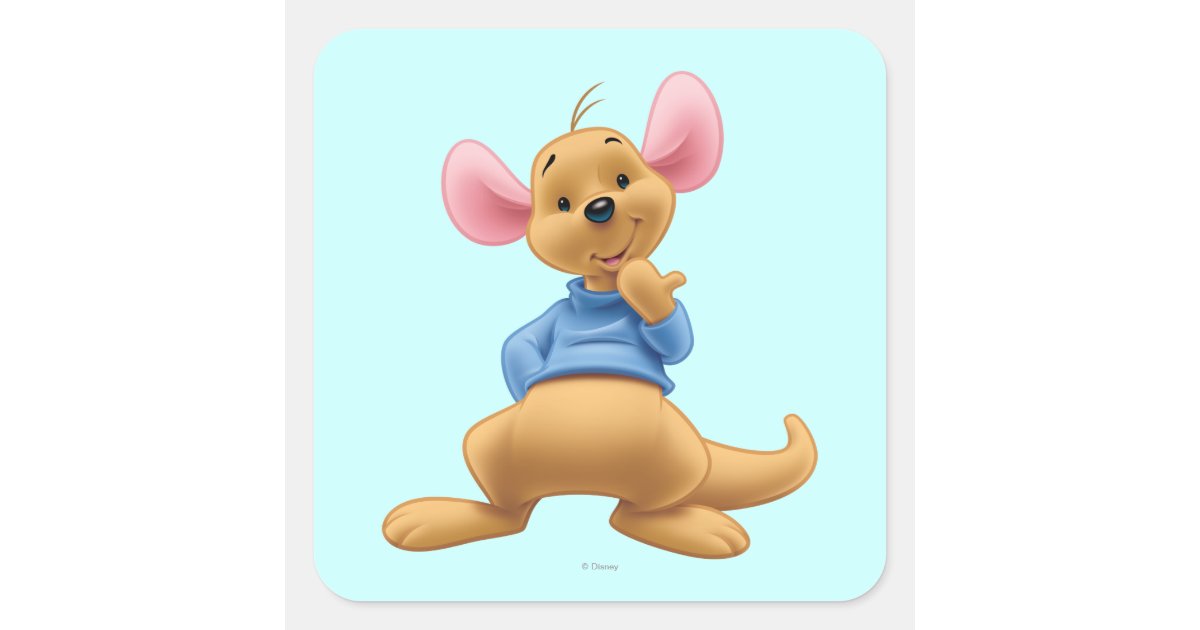 Roo 2 square sticker | Zazzle