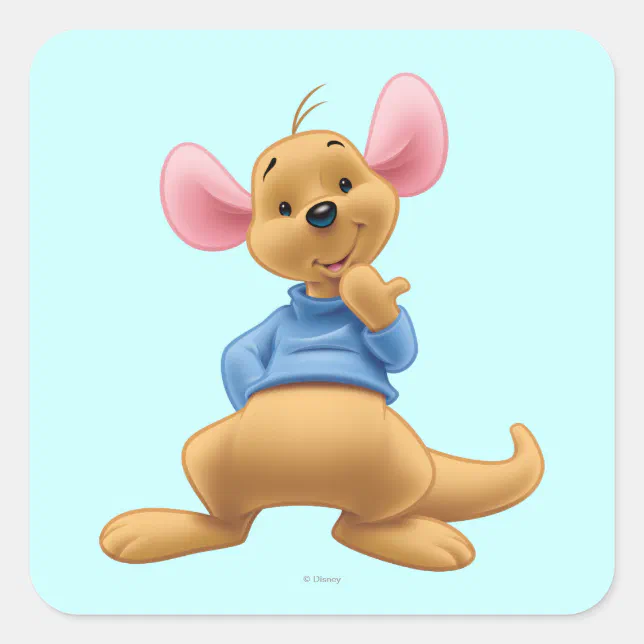 Roo 2 square sticker | Zazzle
