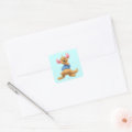 Roo 2 square sticker | Zazzle