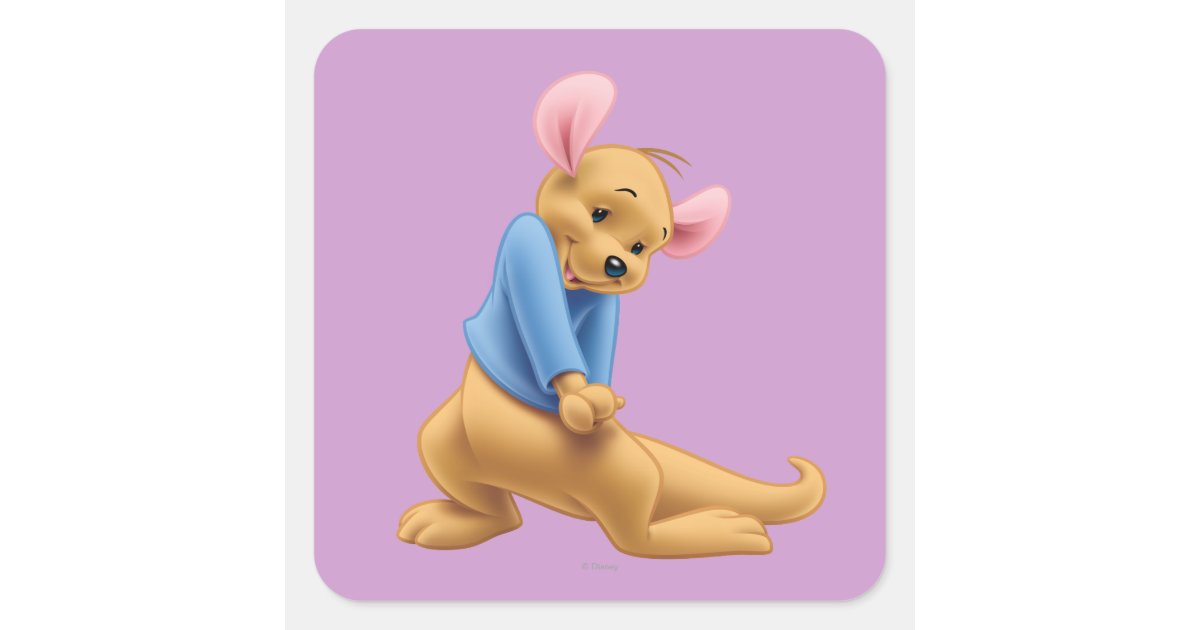 Roo 5 square sticker | Zazzle