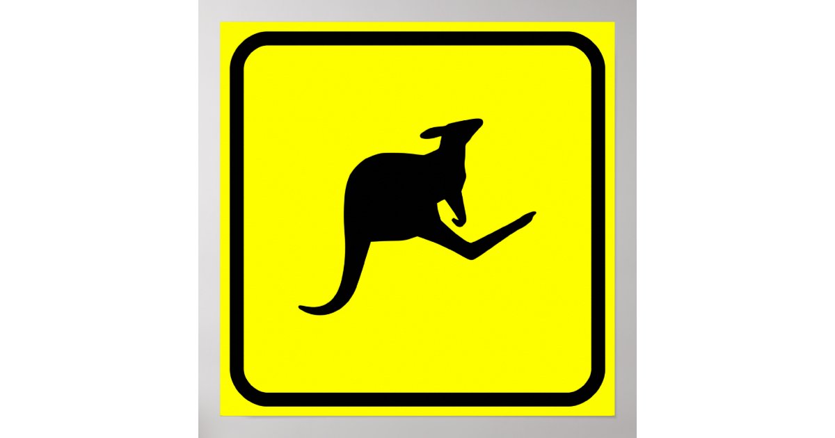 Roo XING Sign Poster | Zazzle