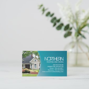 Roofing and Siding Business Card | Zazzle