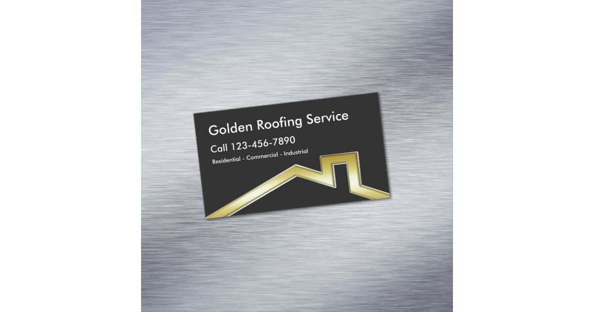 Roofing Business Magnets | Zazzle