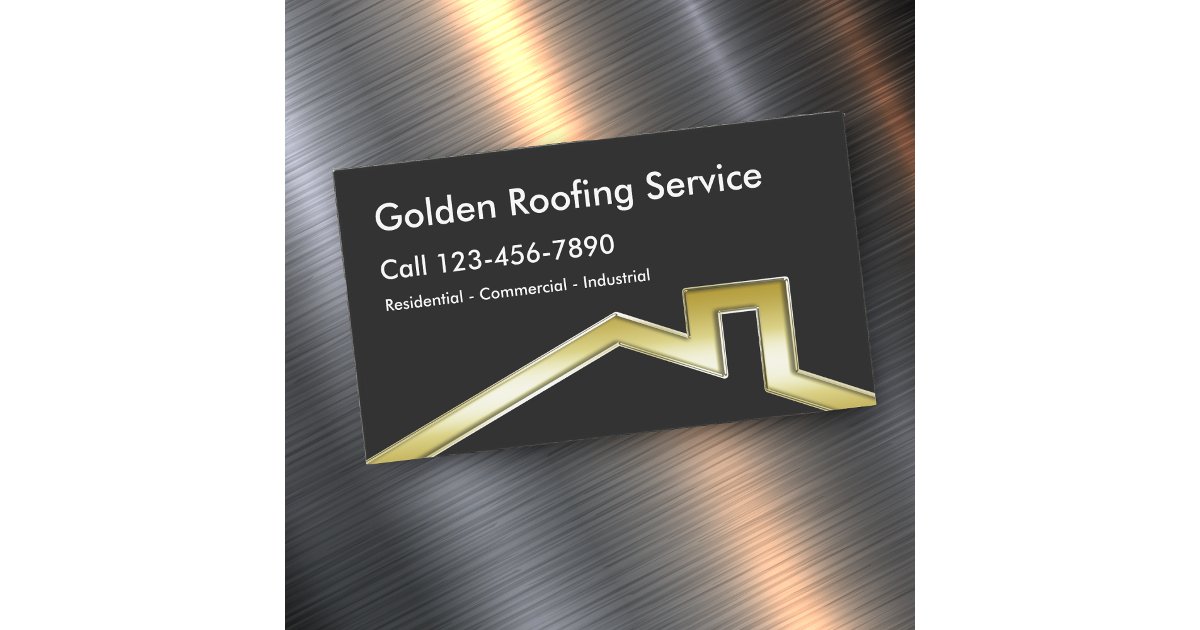 Roofing Business Magnets | Zazzle