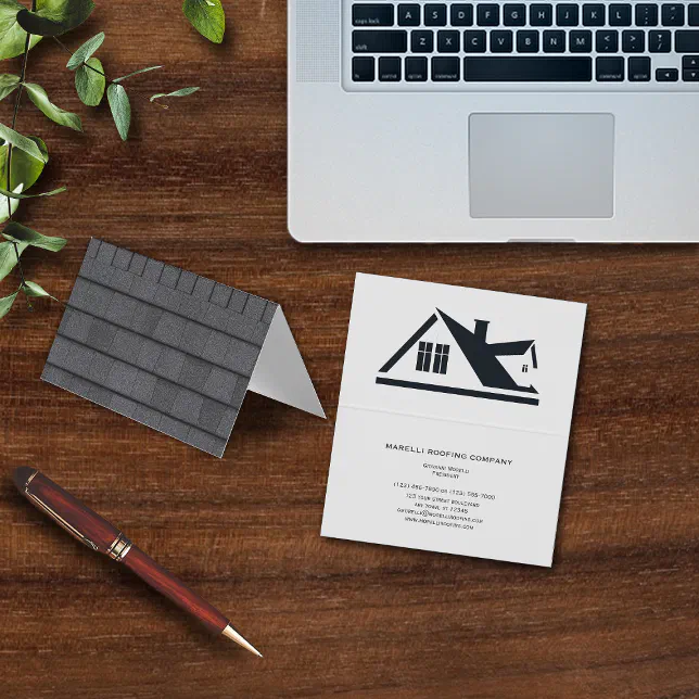 Roofing Company Business Card | Zazzle