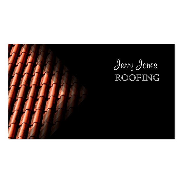 Roofing, photo business cards