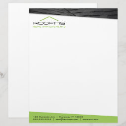 Roofing Professional Letterhead | Zazzle