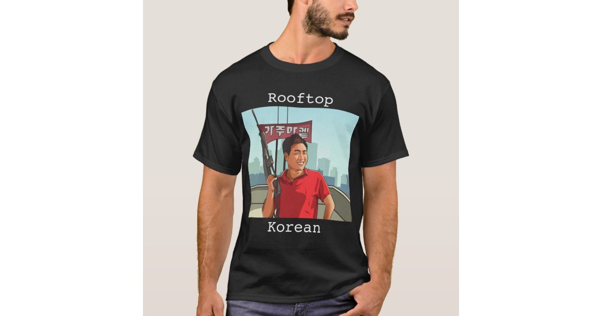 Rooftop Korean T-Shirt | Zazzle