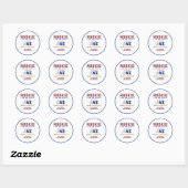 Rookie of the Year 1st Birthday Baseball Classic Round Sticker | Zazzle