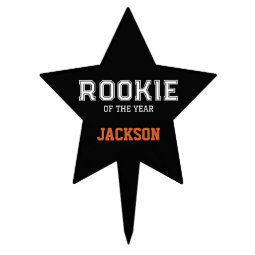 Rookie of the Year 1st Birthday Basketball Cake Topper | Zazzle
