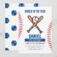 Rookie of the Year Birthday Baseball Party Invitation | Zazzle