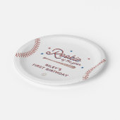 Rookie of the Year First Birthday Party Paper Plates | Zazzle