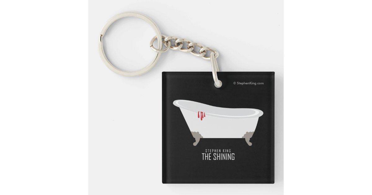 Room 217 Bathtub Keychain | Zazzle