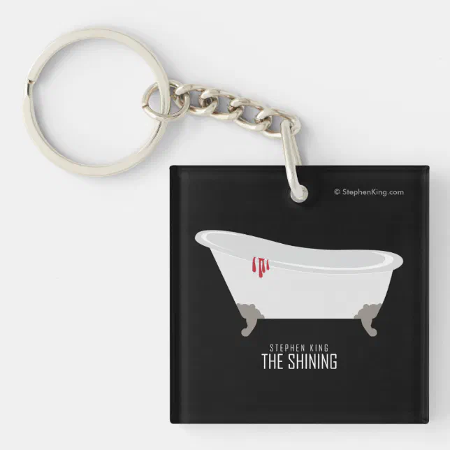 Room 217 Bathtub Keychain | Zazzle