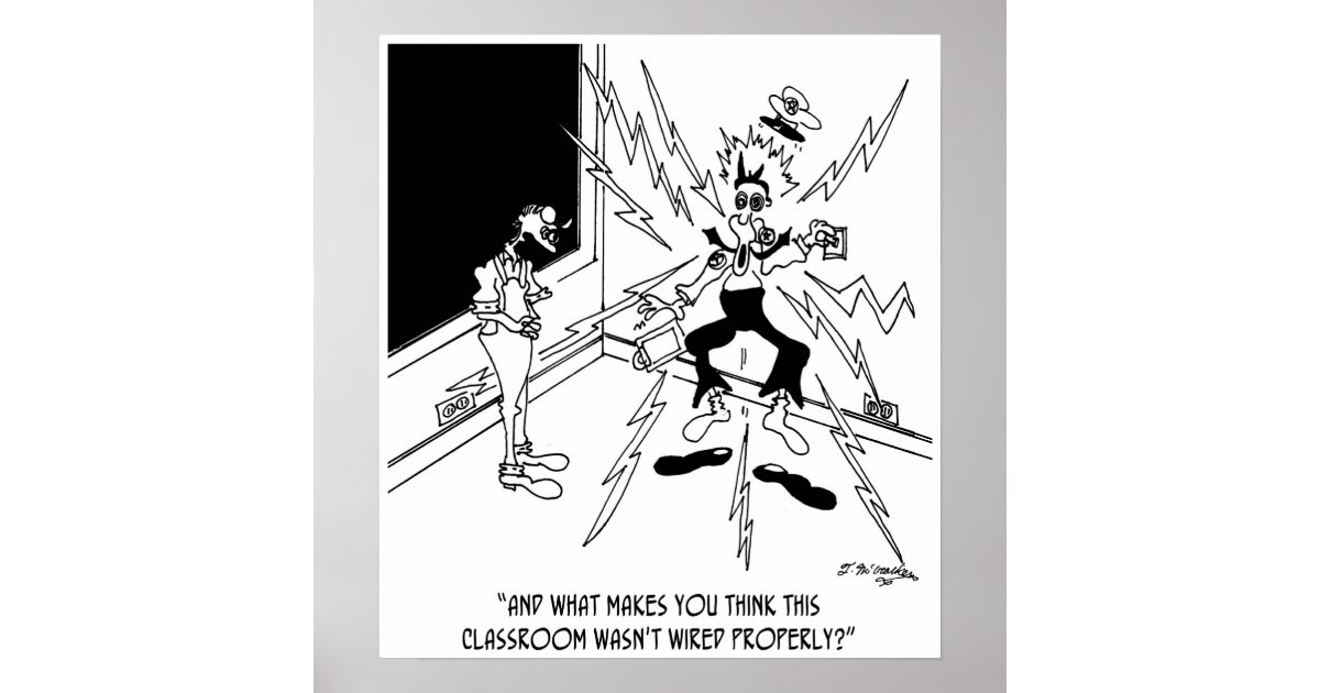 Room Not Wired Properly? Poster | Zazzle