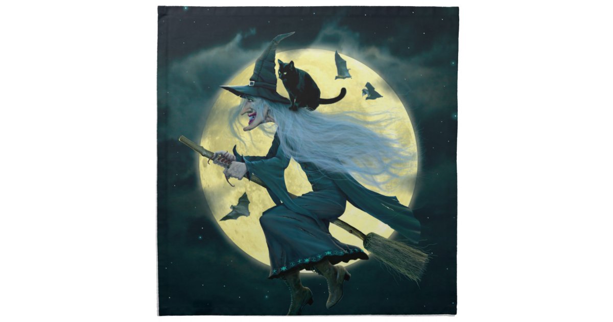 room witch cloth napkin | Zazzle