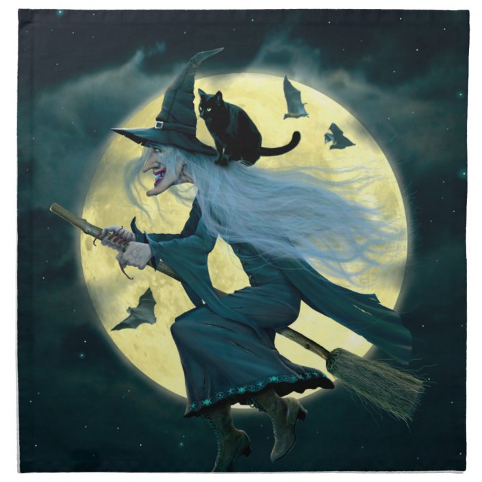 room witch cloth napkin | Zazzle.com