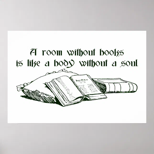 Room Without Books Poster | Zazzle