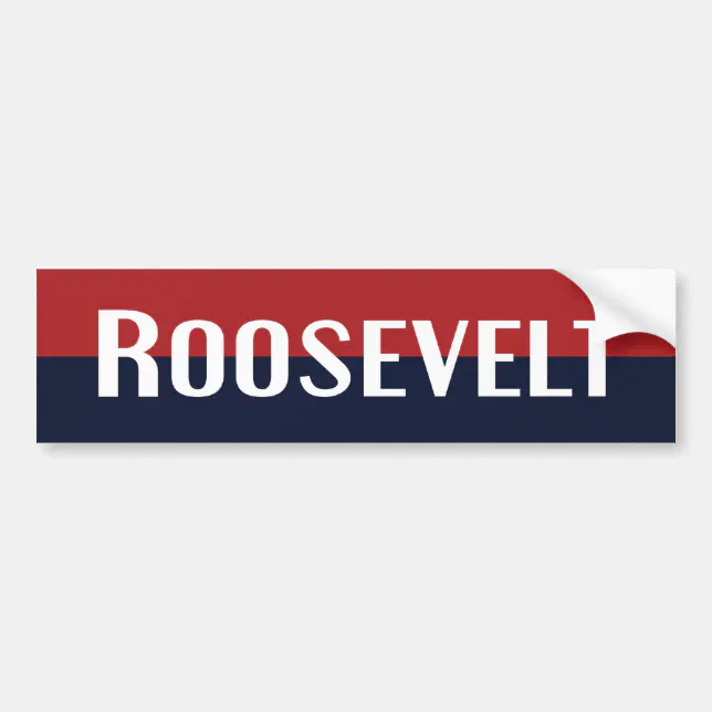 Roosevelt 1940 Bumper Sticker | Zazzle