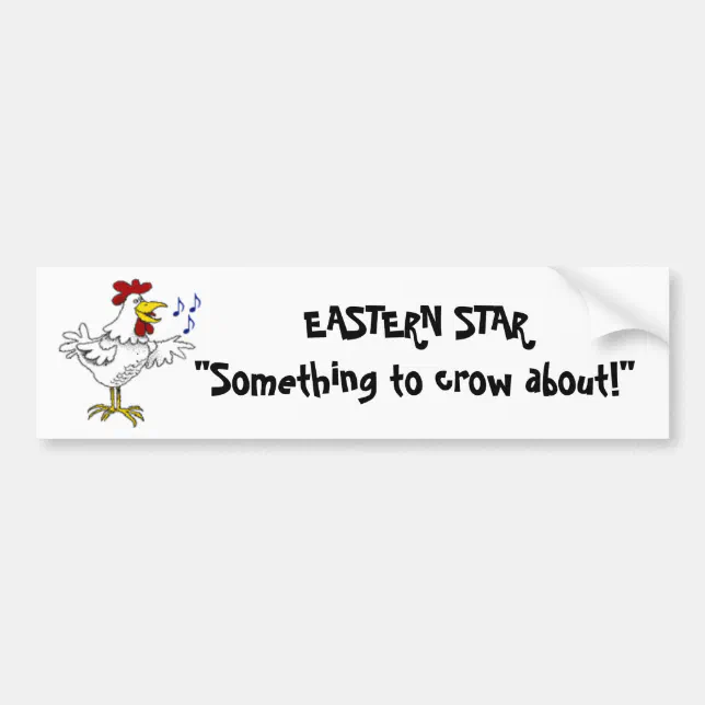 Rooster Bumper Sticker | Zazzle