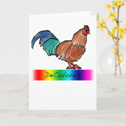 Rooster Card | Zazzle