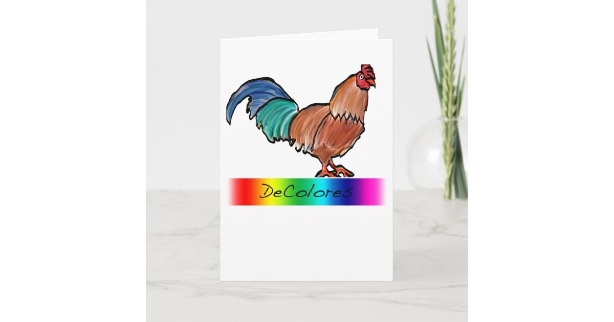 Rooster Card | Zazzle