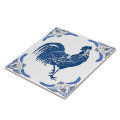Rooster, Dutch Delft Look Ceramic Tile | Zazzle